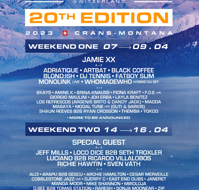 Caprices Festival 2023 - 20th Anniversary at Crans-Montana, Switzerland