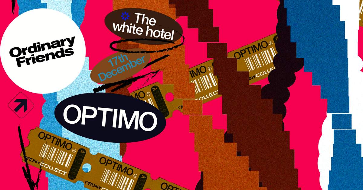 Ordinary Friends presents Optimo (Espacio) at The White Hotel, Manchester
