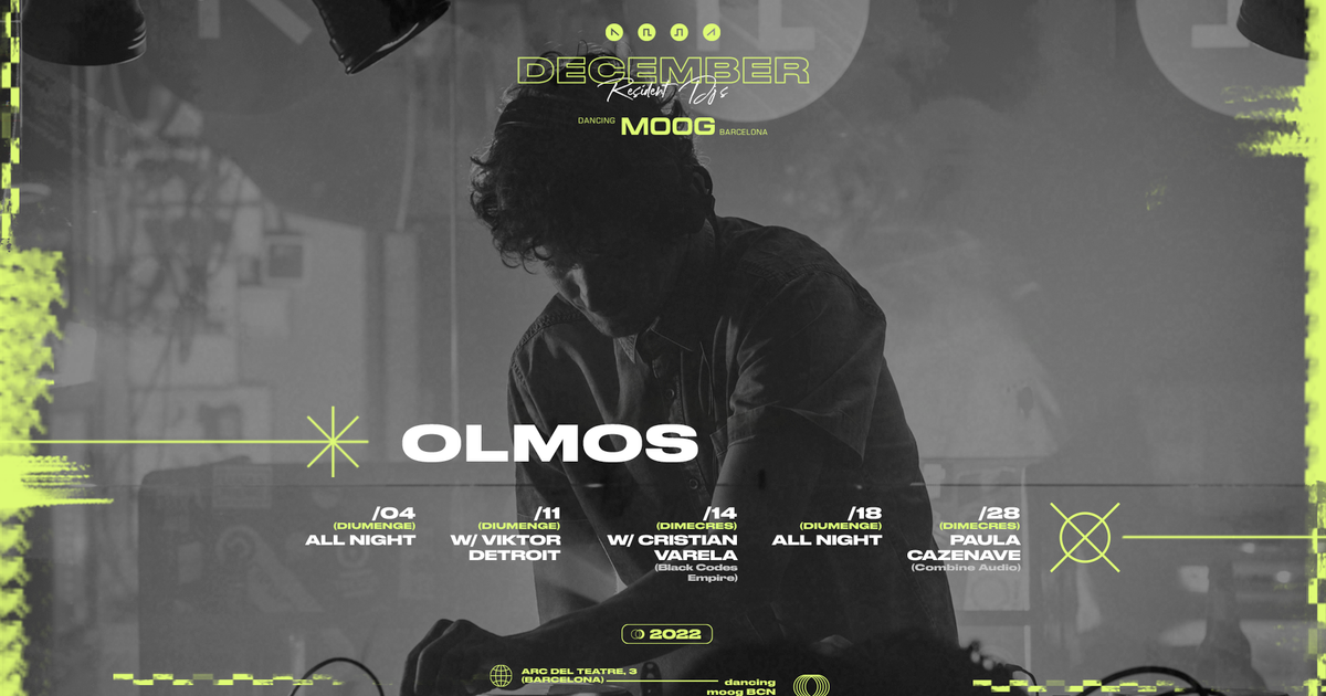 Olmos (MOOG Club) at Moog Club, Barcelona