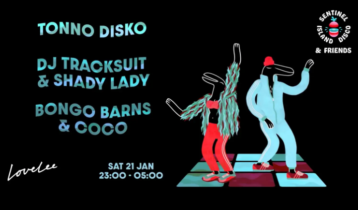 Sentinel Island Disco - Tonno Disko, DJ Tracksuit & Shady Lady ...