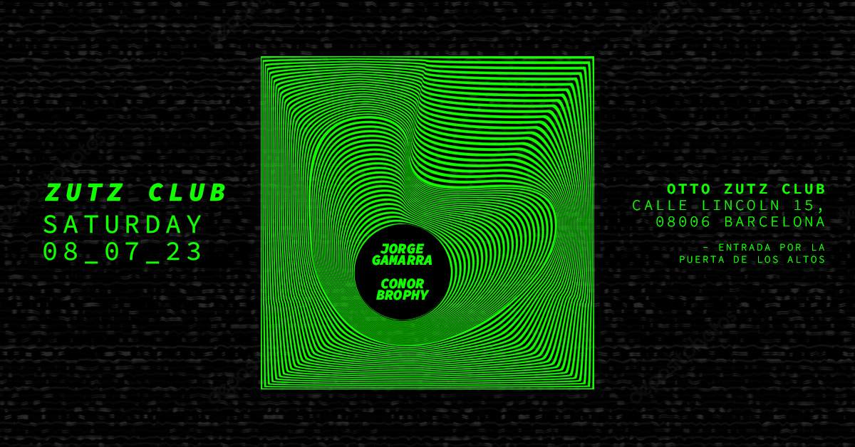 Zutz Club with Jorge Gamarra and Conor Brophy at Otto Zutz, Barcelona