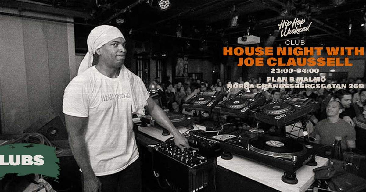 House night with Joe Claussell at Plan B, Malmo