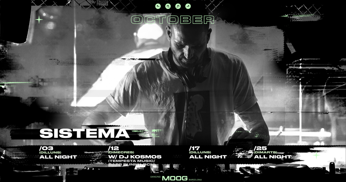 Sistema (MOOG Club) at Moog Club, Barcelona