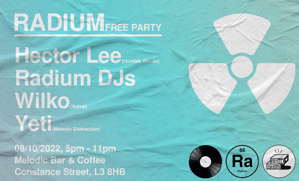 Radium & Friends, FREE DAY PARTY at Melodic Bar, Liverpool