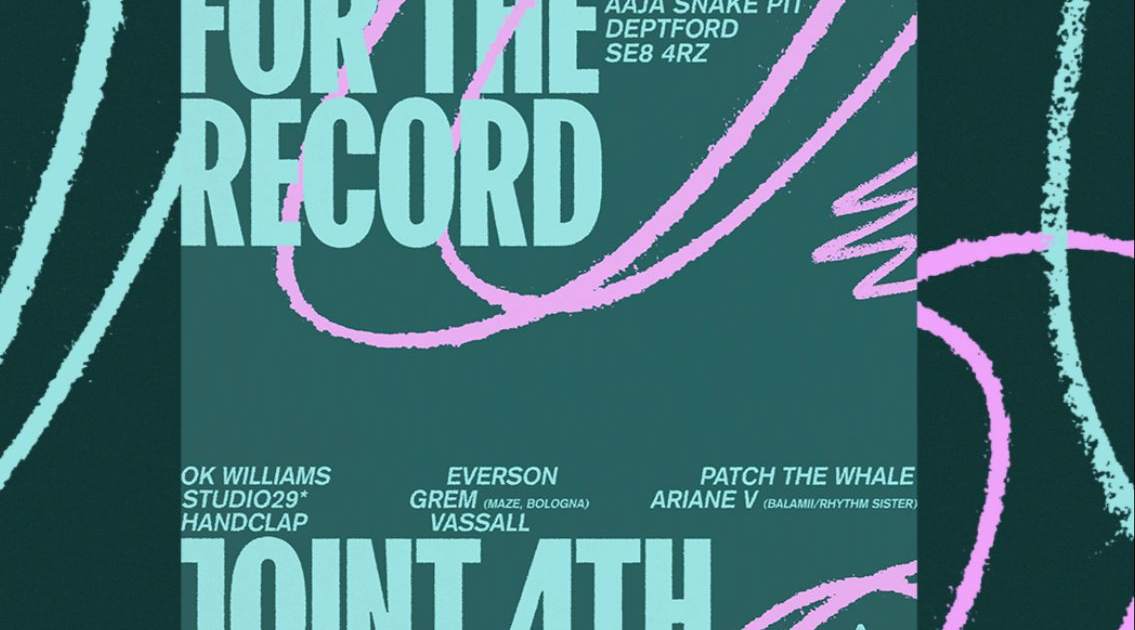 AAJA x For The Record 4th Birthday celebrations with OK WIlliams at ...