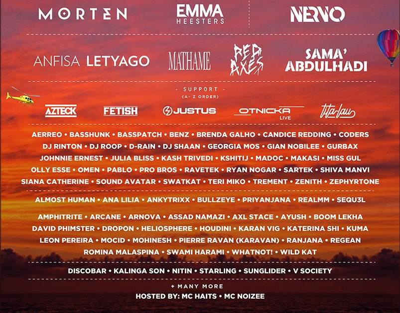 Sunburn Festival Goa 2022 at Vagator, Goa