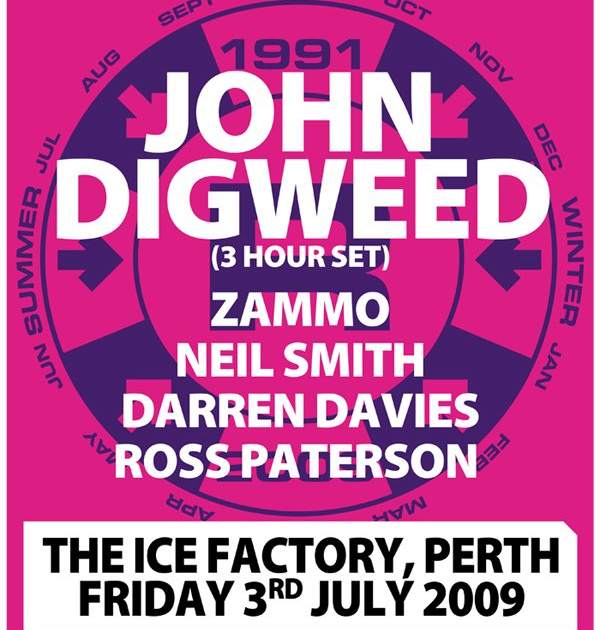 3rd July - Rhumba Club - John Digweed at Ice Factory Perth, Scotland