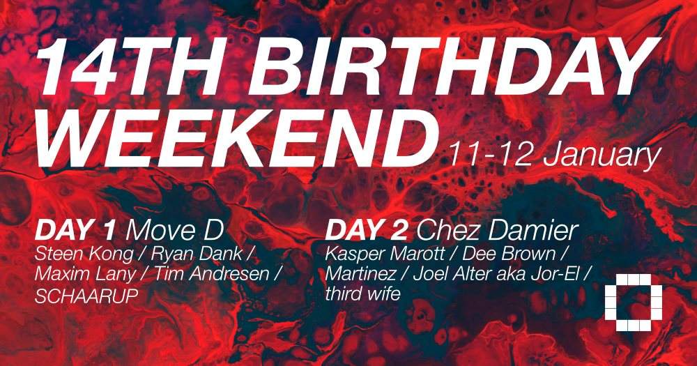 Culture Box 14th Birthday Weekend at Culture Box, Copenhagen