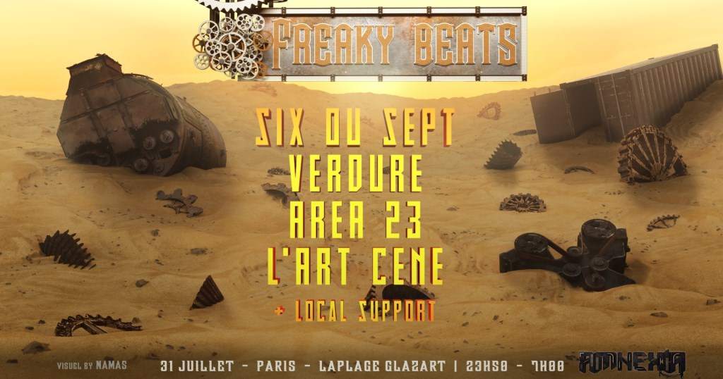 Freaky Beats Acid Party at La Plage du Glazart, Paris