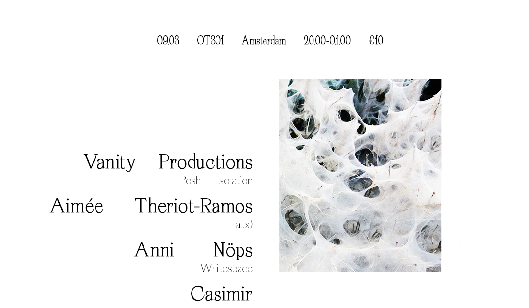 Whitespace with Vanity Productions (Posh Isolation, iDEAL Recordings ...