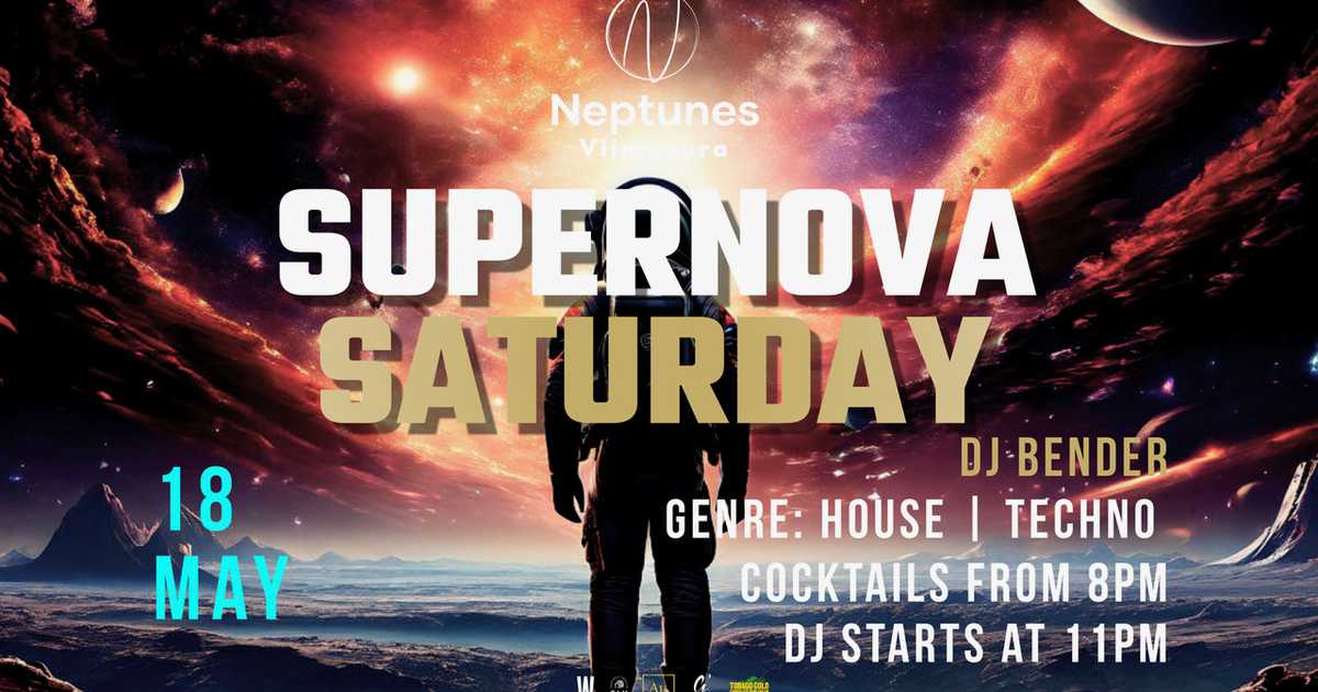 Supernova Saturday at Neptunes Vilamoura, Algarve