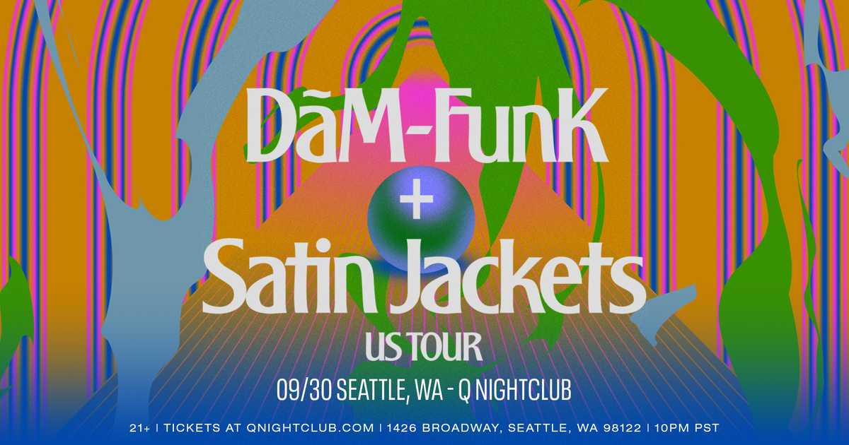 DAM-FUNK & Satin Jackets em Q Nightclub, Seattle