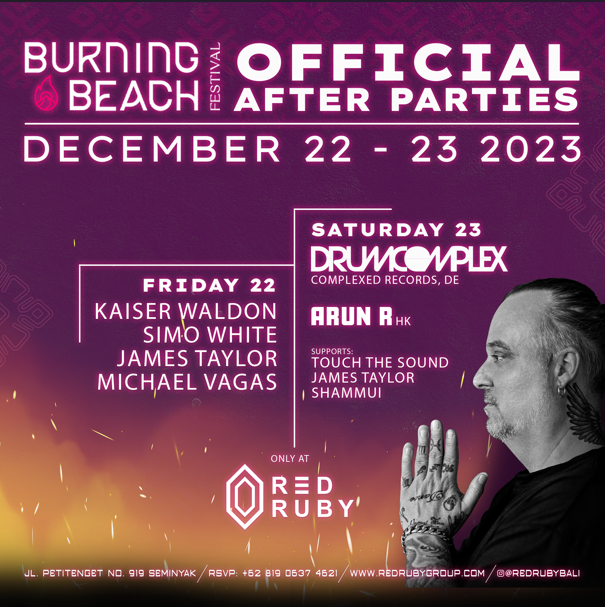 DRUM COMPLEX at Red Ruby, Bali