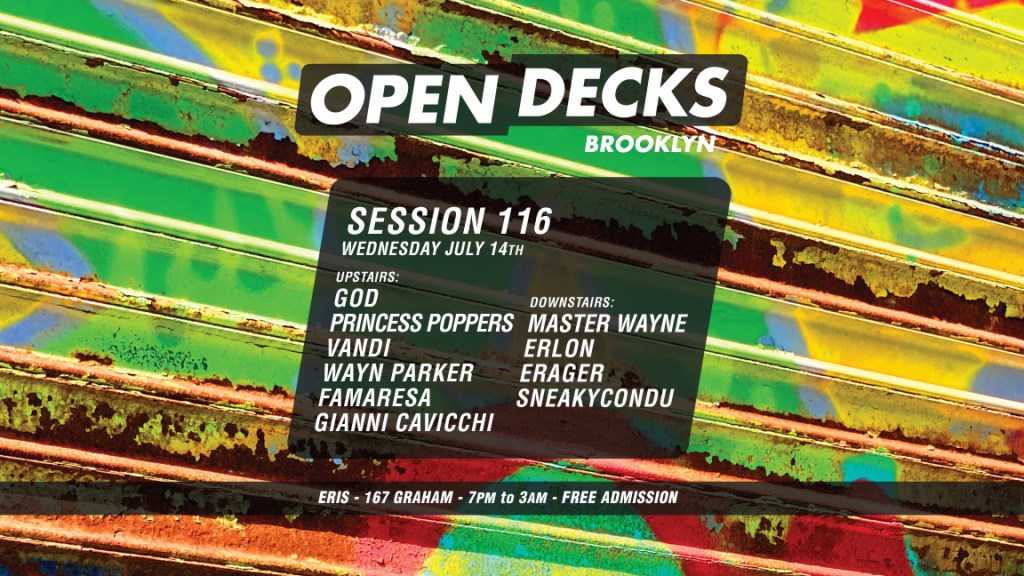 Open Decks Session 116 en Eris, New York City