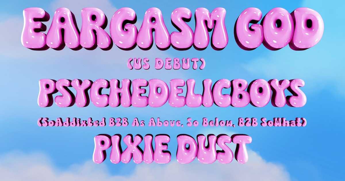 CLOSER x SXTCY present EARGASM GOD (US debut) at TBA - DTLA, Los Angeles