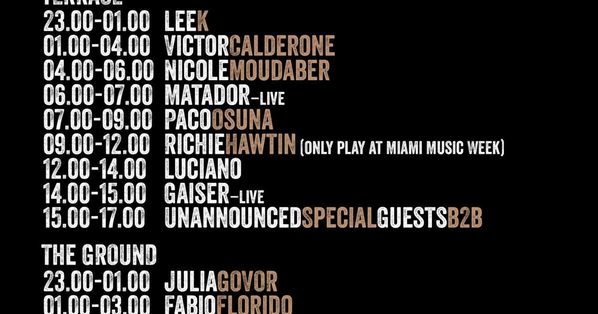 Playdifferently presents Friday 24th March at Space Miami bei Club Space Miami, Miami