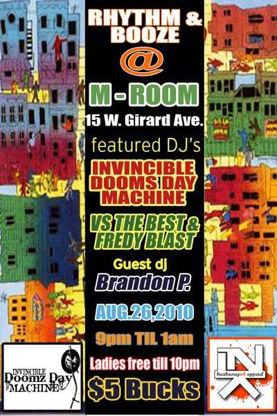 Rhythm & Booze en The M Room, Philadelphia