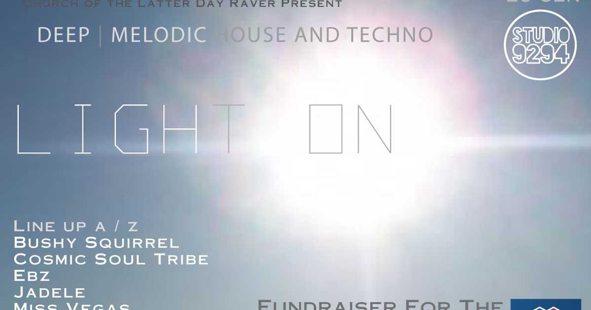 Light On - earthquake fundraiser and day rave at Studio 9294, London