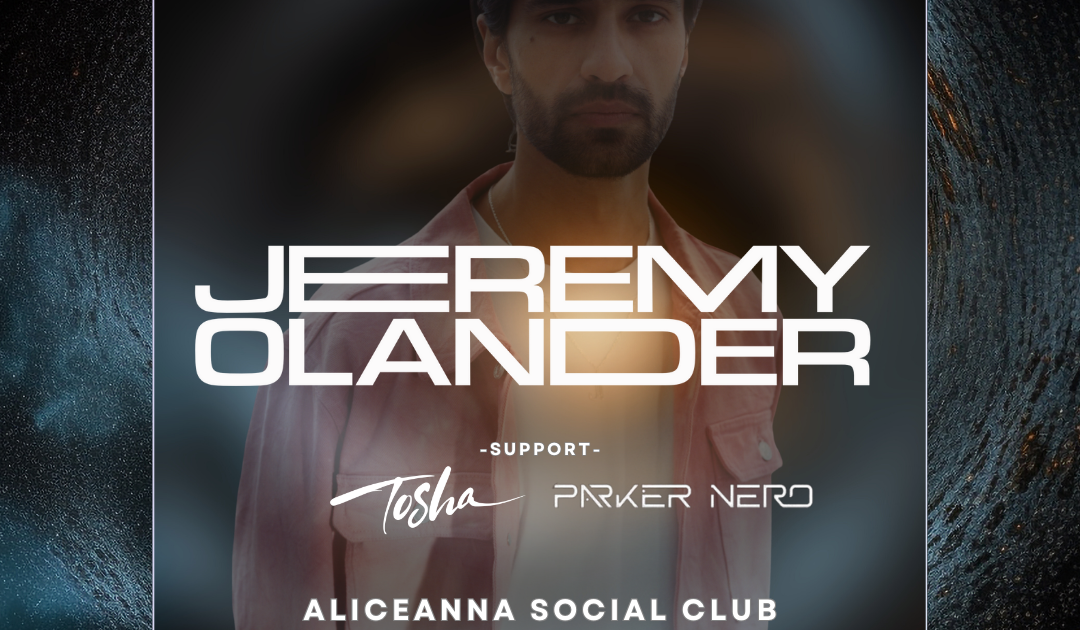 Flux presents: Jeremy Olander at Aliceanna Social Club, Baltimore