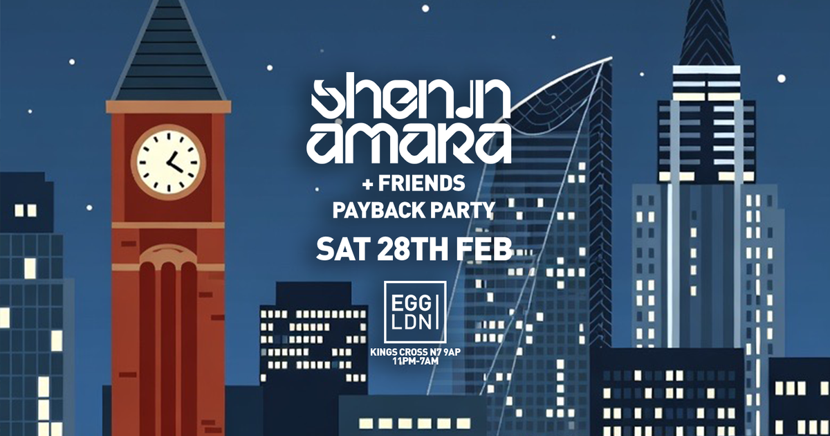 Shenin Amara + Friends at Egg London, London
