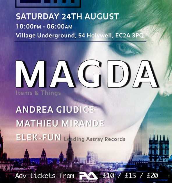 ELM '2nd Birthday' with Magda - Bank Holiday Special at Village ...