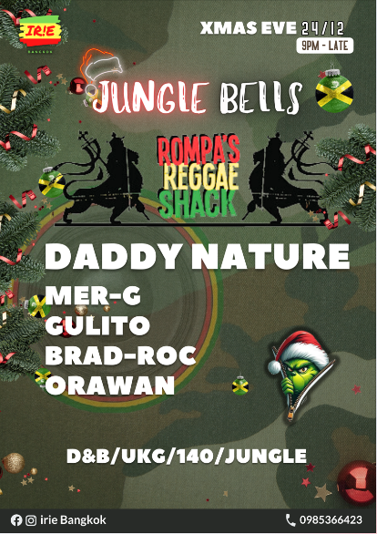 Jungle Bells - Xmas Eve Drum and Bass party at Irie Bangkok, Bangkok