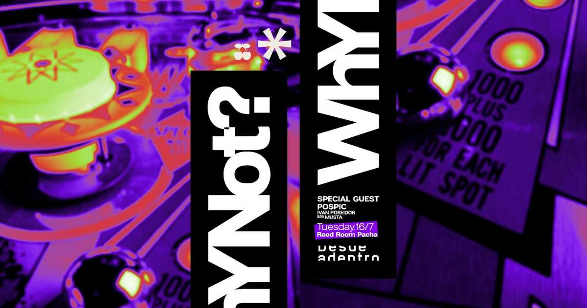 Red room pres: Why not? with Special Guest + Pospic at Pacha Barcelona, Barcelona