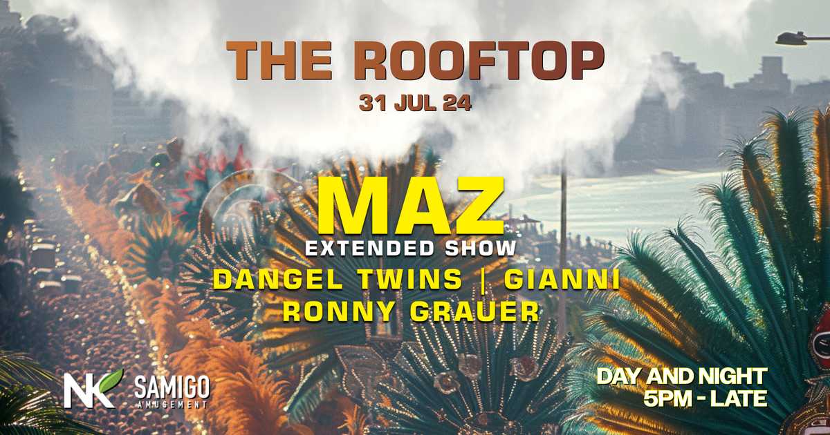 THE ROOFTOP with MAZ at Samigo Amusement, Zurich