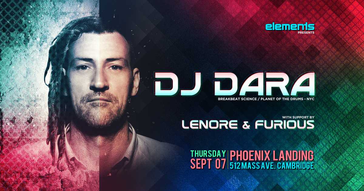DJ DARA (Breakbeat Science) at elements at Phoenix Landing, Boston