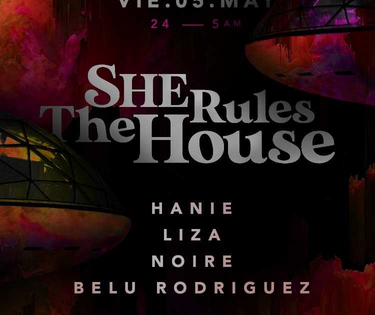 SHE RULES THE HOUSE pres. HANIE, Liza, Noire & Belu Rodriguez at Skyfall Cocktail Club, Barcelona