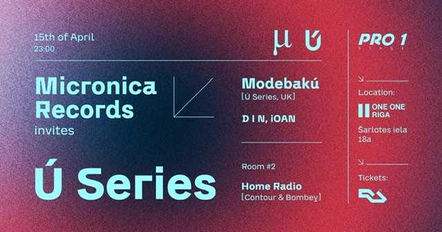 Modebakú (Ú Series, UK) em One One Riga, Riga