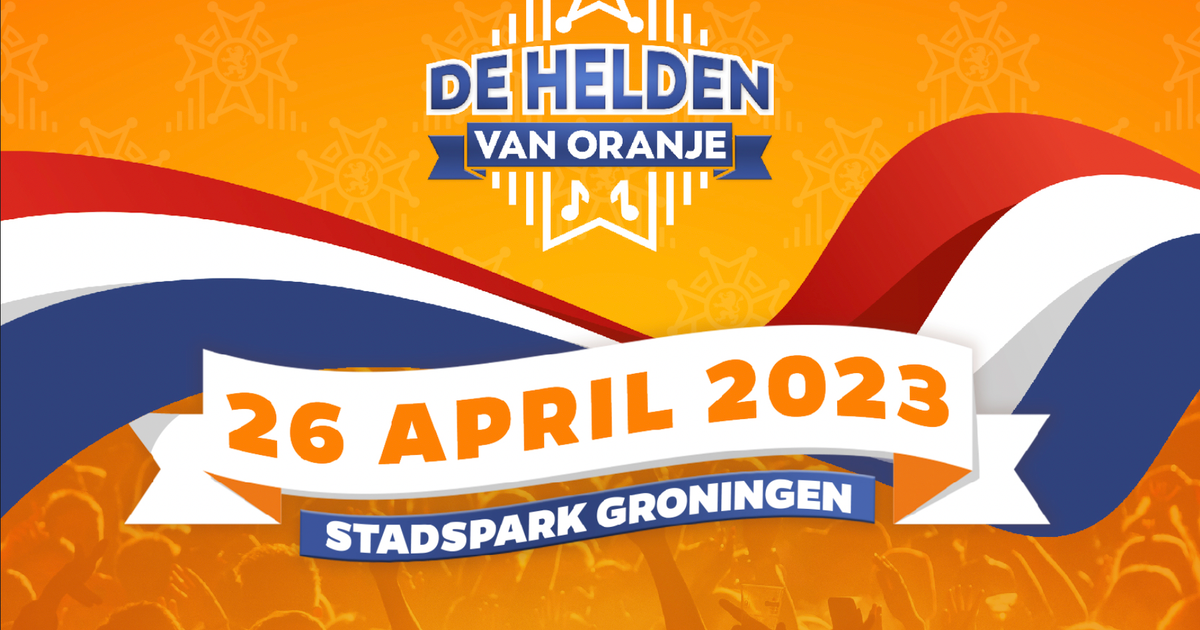 De Helden van Oranje 2023 at Stadspark Groningen, Netherlands