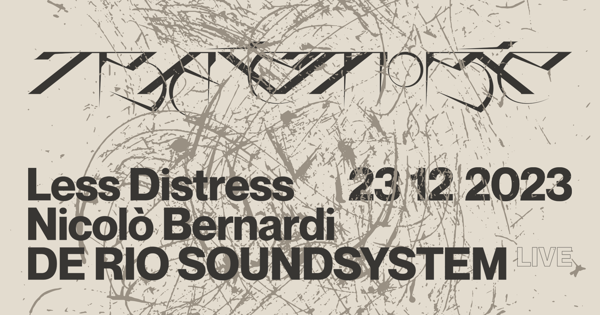 DE RIO presents Traiettorie Vol.3 at TBA - Online registration needed ...