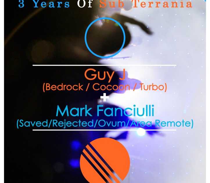 3 Years Of Sub Terrania with Guy J, Mark Fanciulli bij Egg London, London
