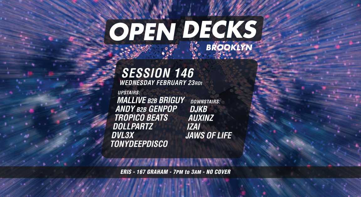 Open Decks Session 146 en Eris, New York City