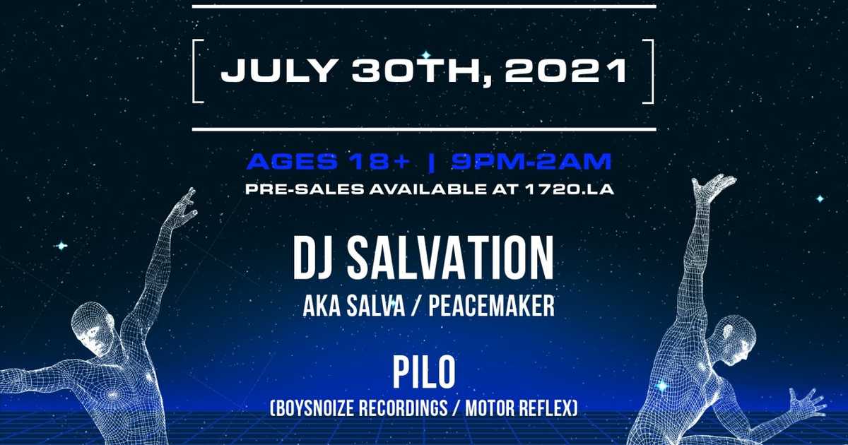 1720 Techno - Salva as DJ Salvation, Pilo, Understated, Cognition Crew ...