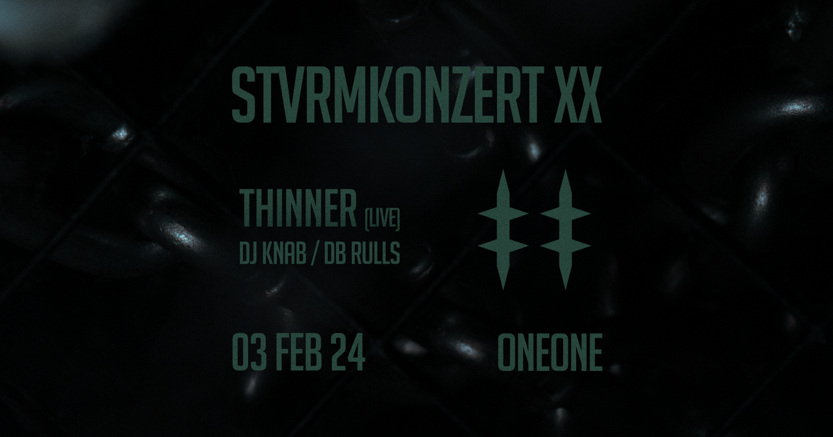 STURMKONZERT 20 at One One Riga, Riga