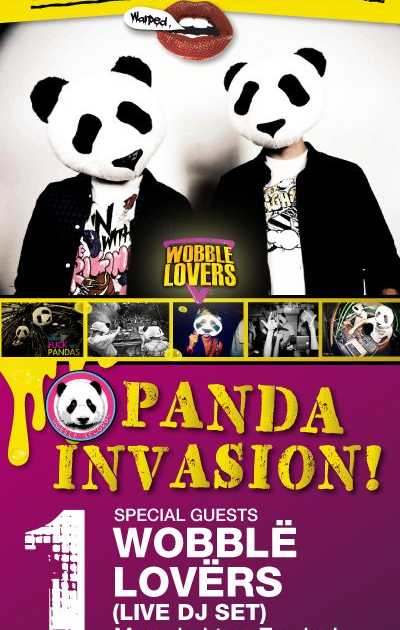 Panda Invasion! Guest djs: Wobblë Lovërs (Live) at Club One, Switzerland