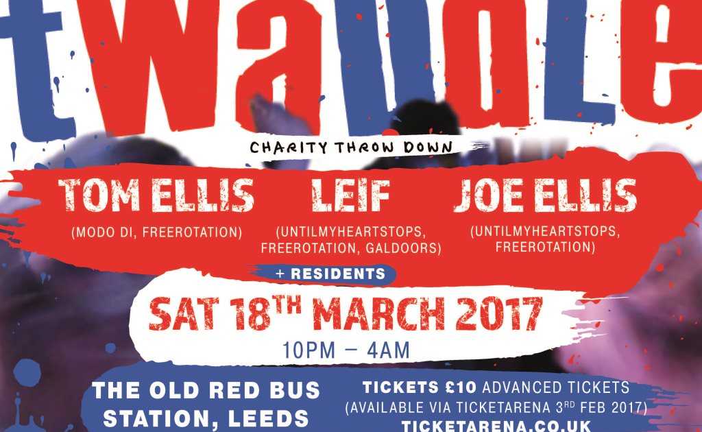 Twaddle Returns 10 Years on with Tom Ellis, Leif & Joe Ellis at The Old ...