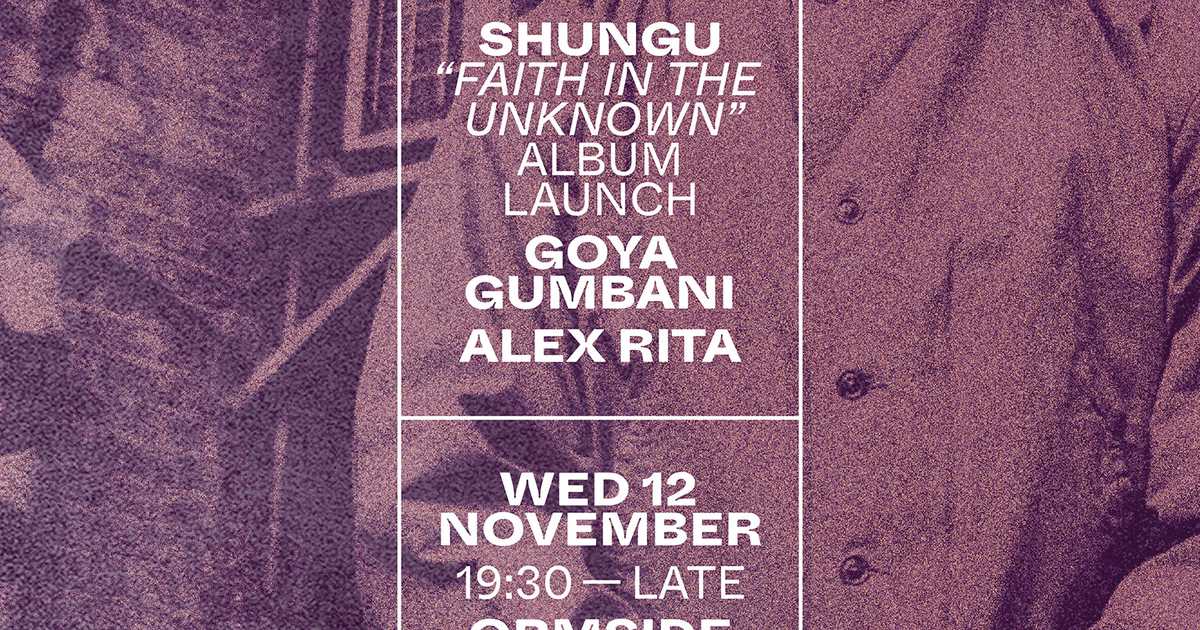 Shungu - 'Faith In The Unknown' Album Launch at Ormside Projects, London