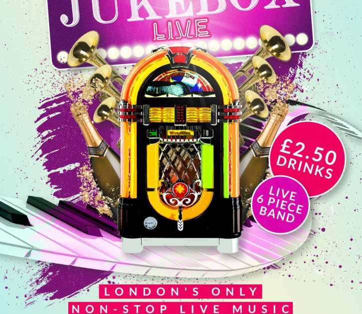 Jukebox Live Every Monday bei The Piano Works, London