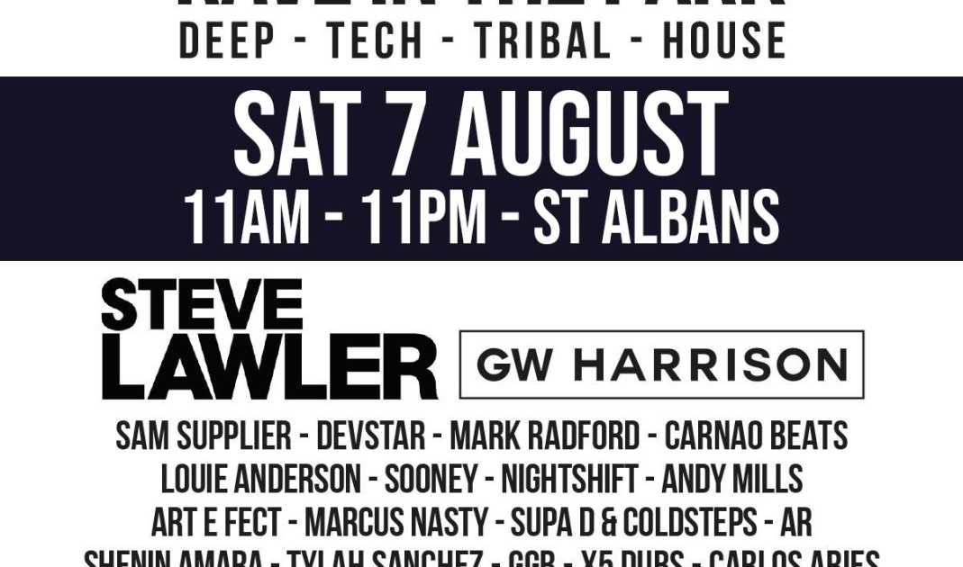 Rave In The Park X One World Fstvl en Springfield Farm, South + East