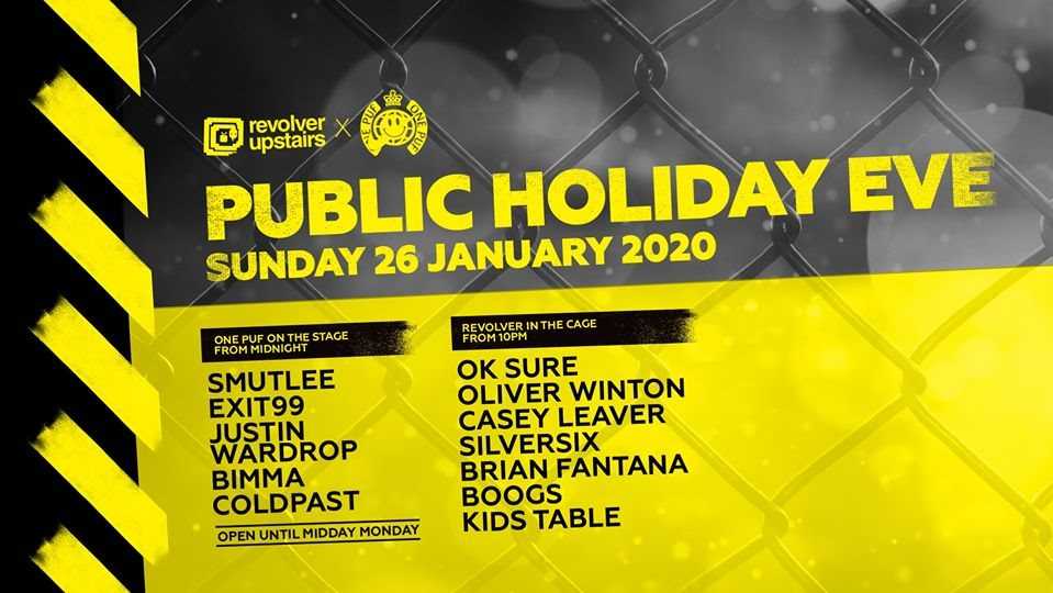 Revolver Public Holiday Eve at Revolver Upstairs, Melbourne