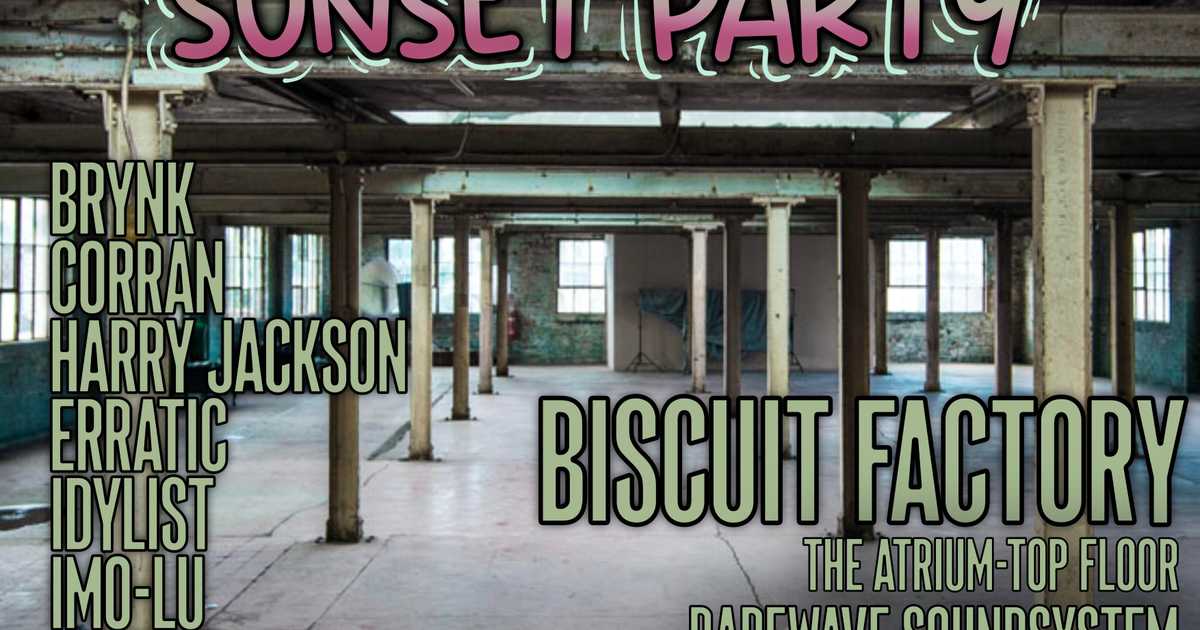 Sunday Service Sunset Party a The Biscuit Factory, Edinburgh