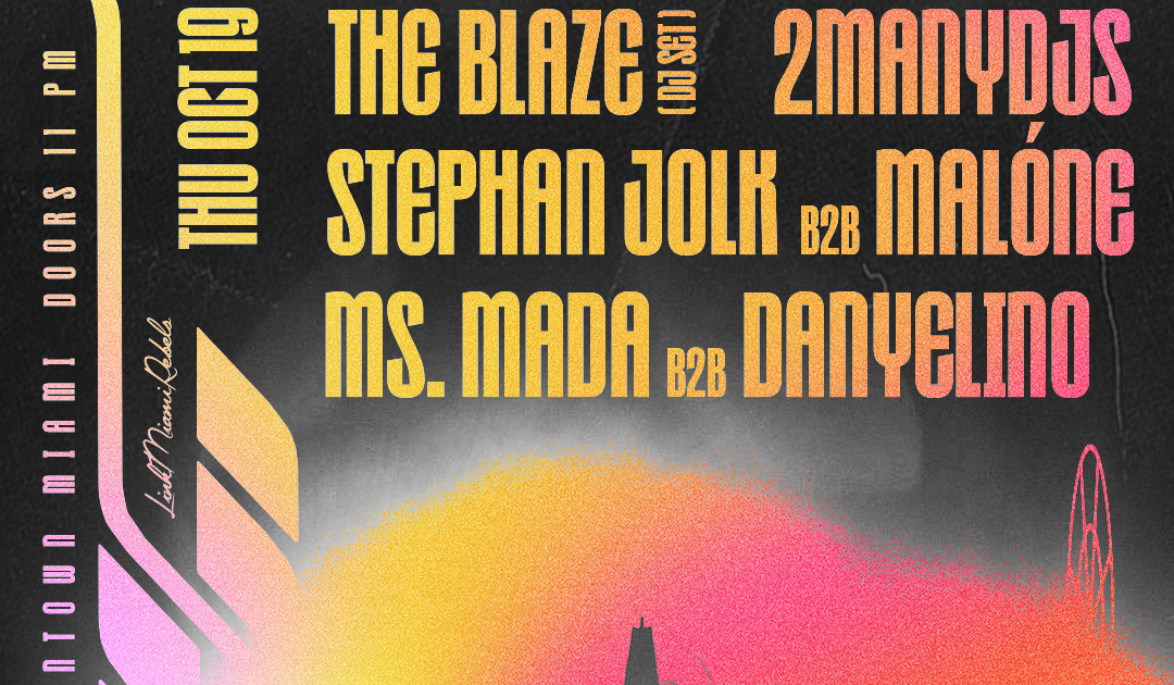 Satellite: The Blaze (DJ Set) & 2ManyDJs Preparty at Club Space Miami ...
