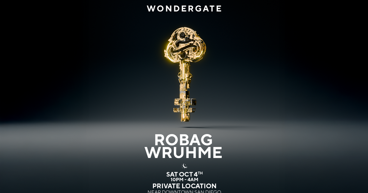 WONDERGATE presents: Robag Wruhme at TBA, San Diego · Tickets
