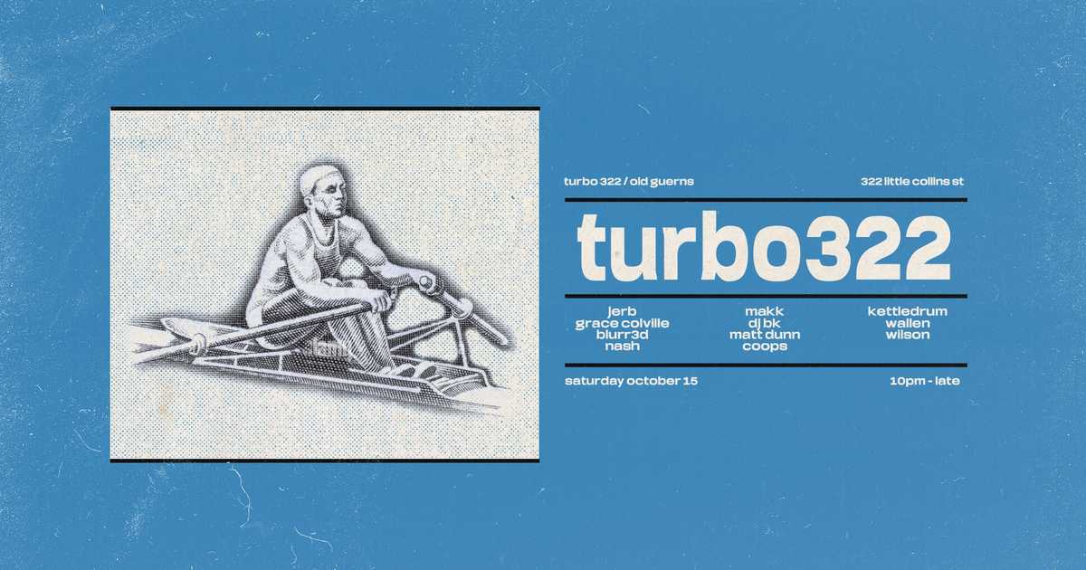 turbo 322 en The Dove Club, Melbourne
