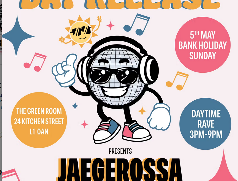 Day Release at 24 Kitchen Street, Liverpool