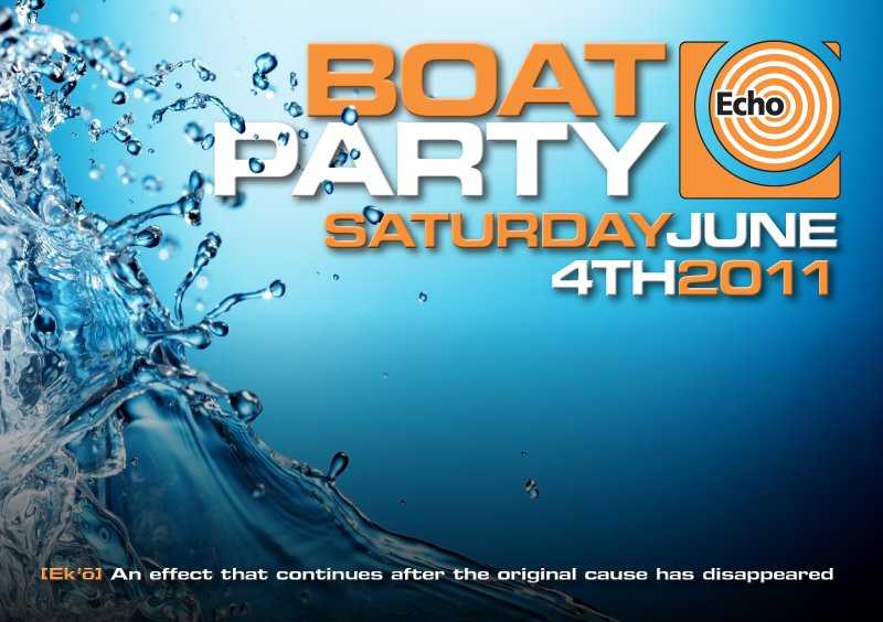 Echo Boat Party bei Golden Jubilee & Yacht Club, London