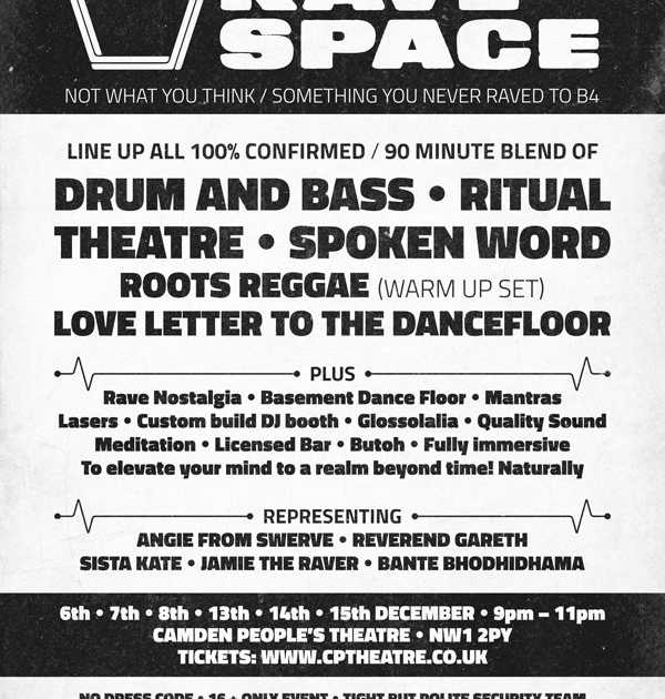 The Rave Space en Camden People's Theatre, London